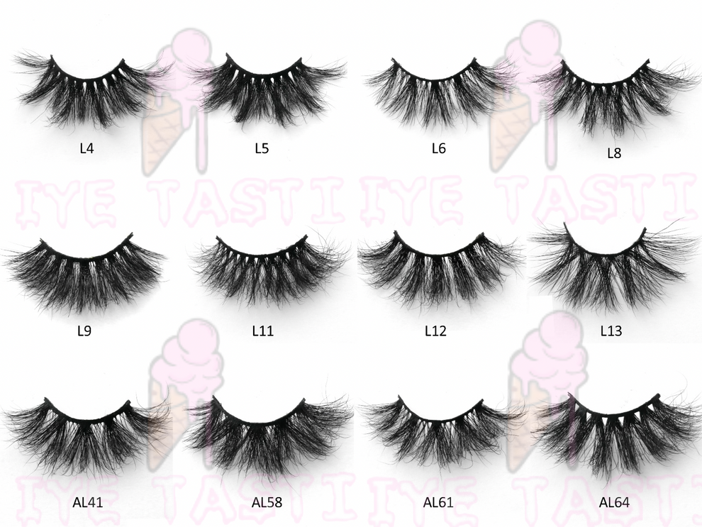 Wholesale Lashes (25 MM) – Iye Tasti